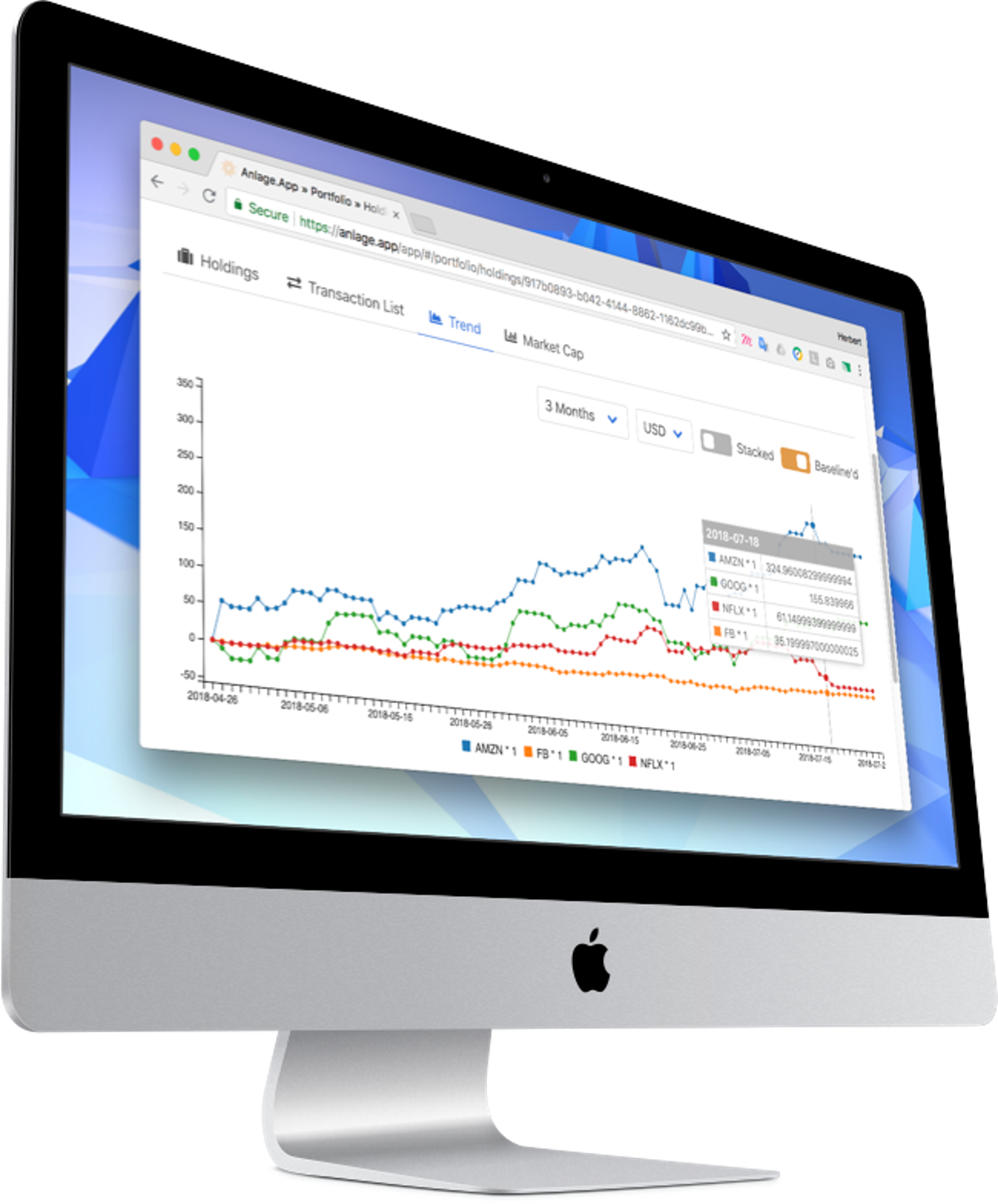 Track Stock Portfolio - Analyse your Performance | Anlage.App